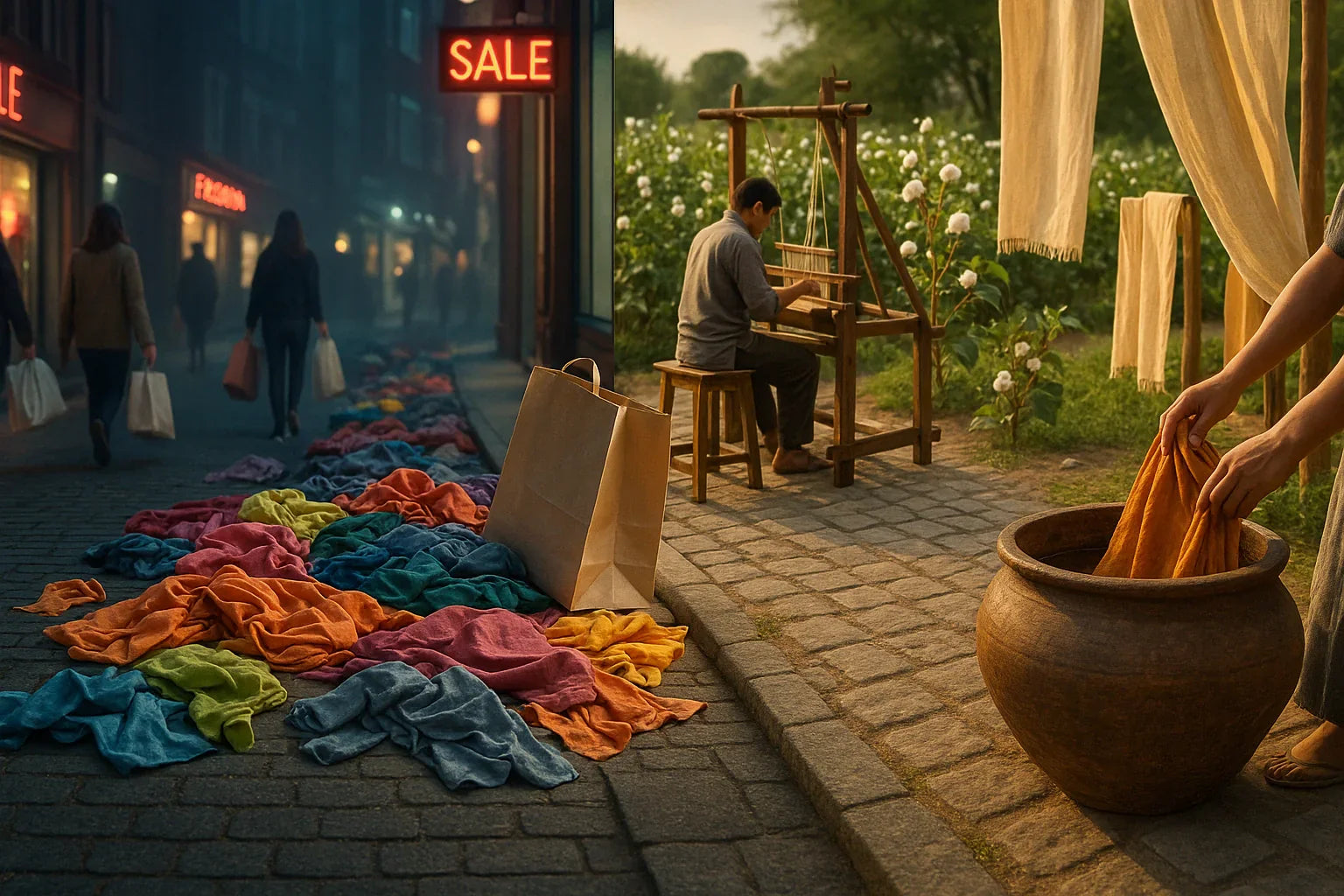 Slow Fashion vs Fast Fashion: What Our Clothes Say About Our Values – O ...